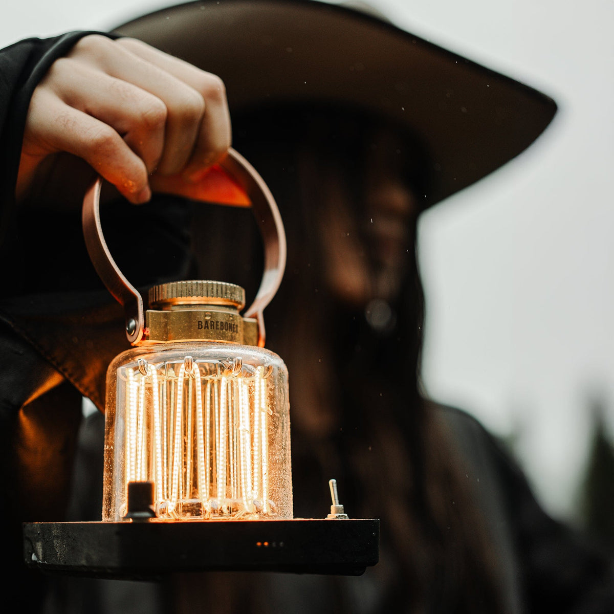 Barebones Block Tower Lantern | Outdoor & Portable Light