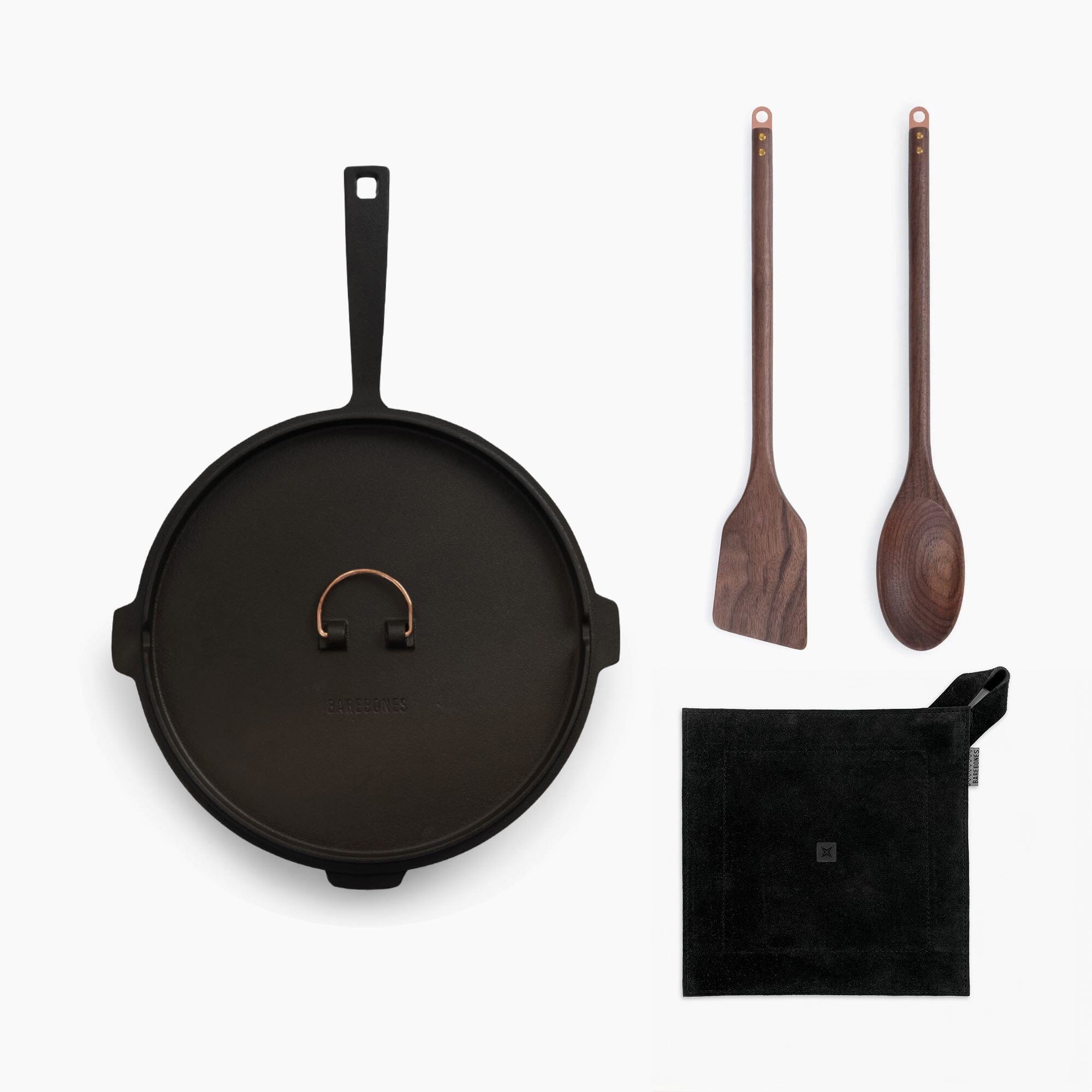 Barebones All-In-One Cast Iron SkilletBundle
