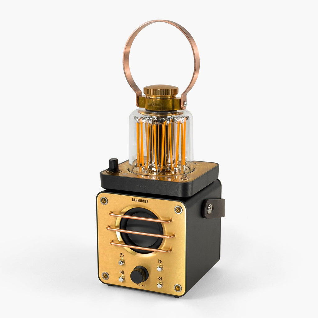 Block Tower Lantern + Speaker Bundle | Vintage-Style Light & Sound Set – Barebones