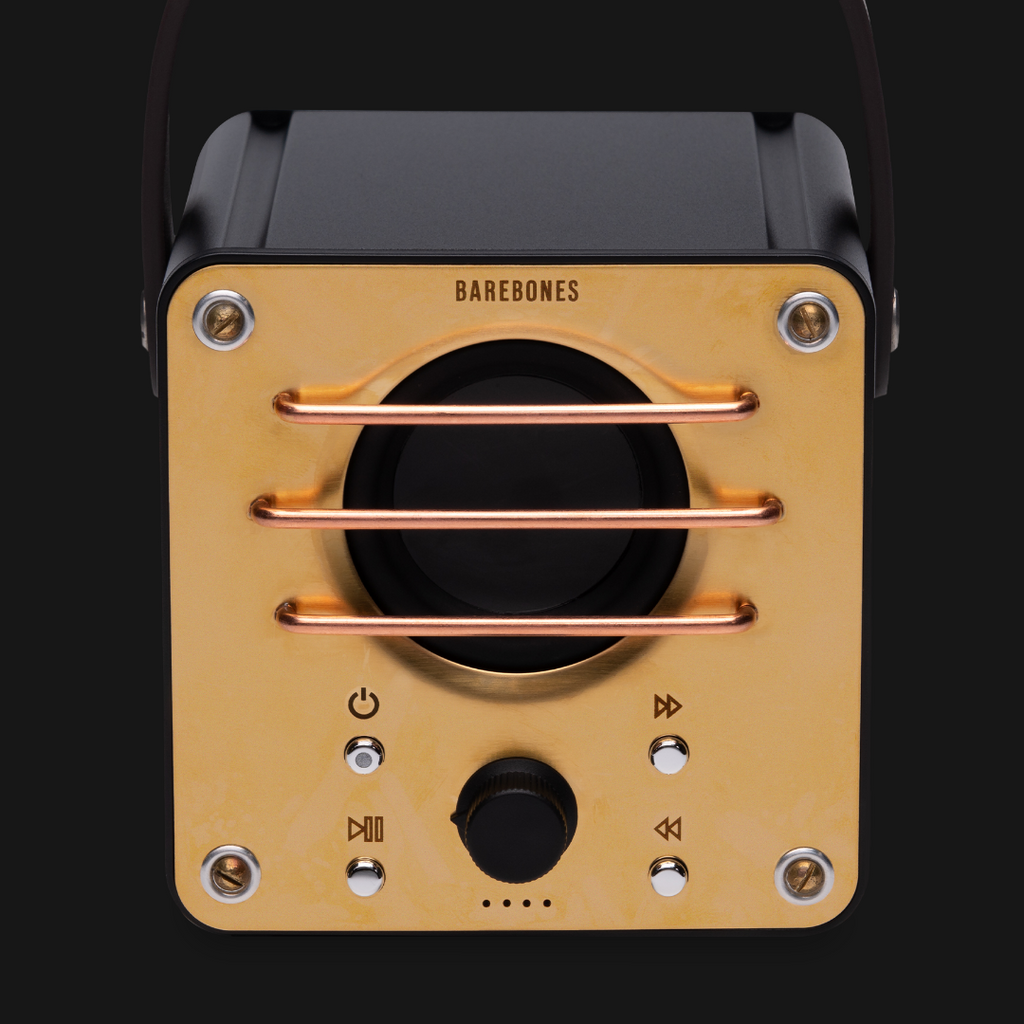 Barebones Block Tower Speaker | Vintage-Inspired Wireless Speaker