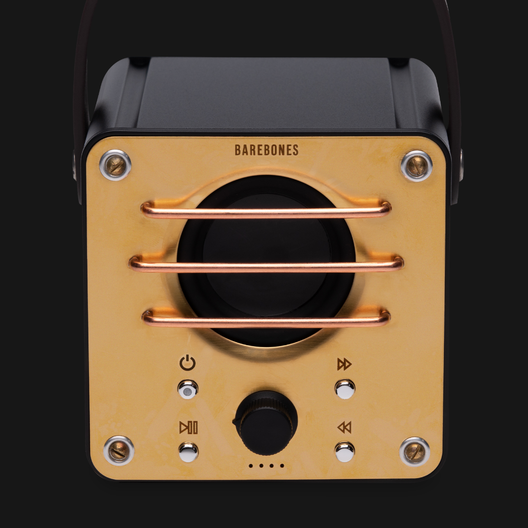 Barebones Block Tower Speaker | Vintage-Inspired Wireless Speaker