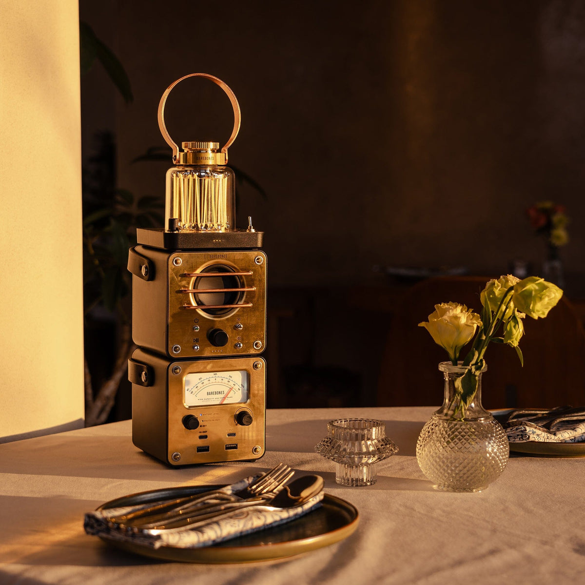 Barebones Block Tower System | Light, Speaker & Power in One