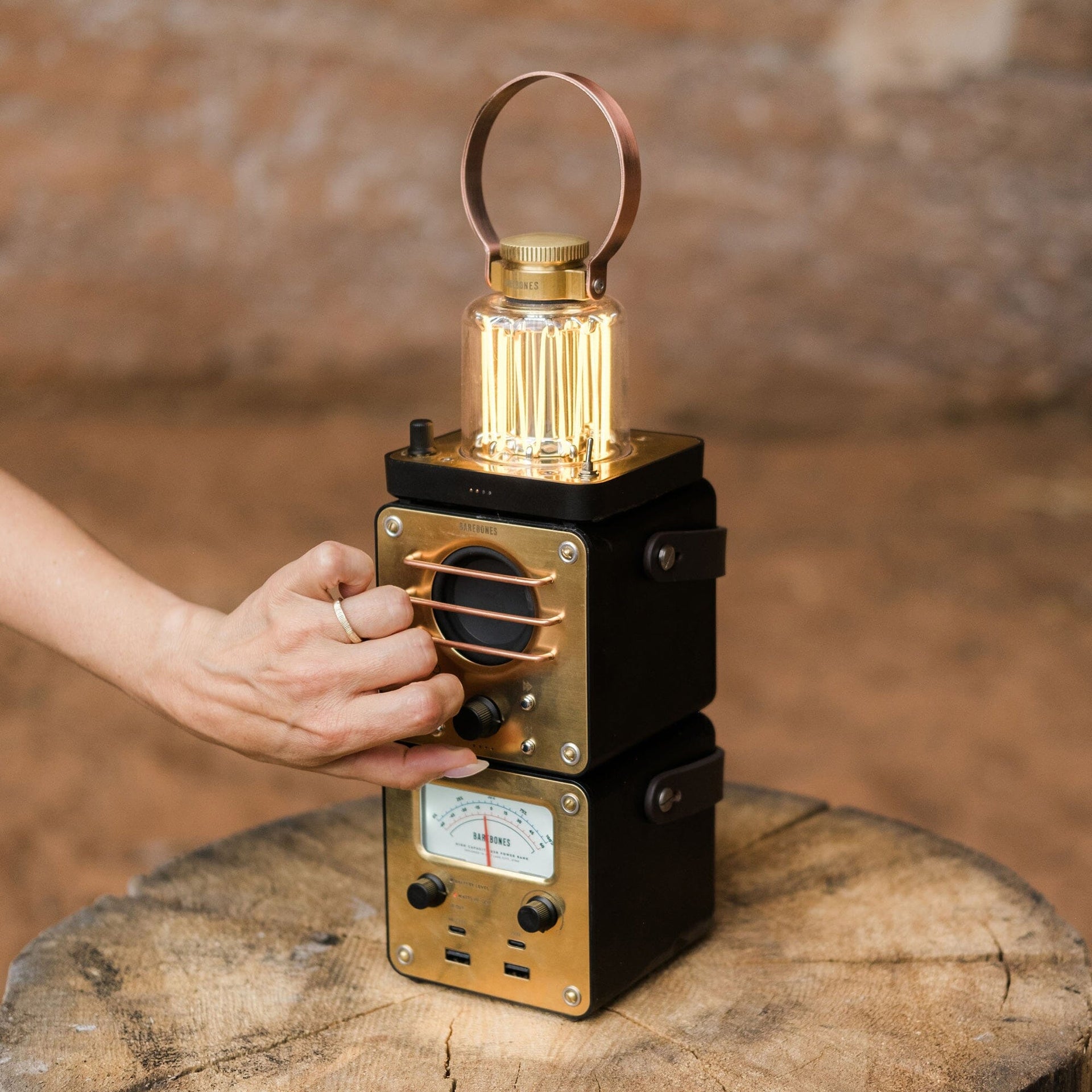 Barebones Block Tower System | Light, Speaker & Power in One