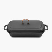 Barebones Enamel Lined Cast Iron Roaster | Enamel Roasting Pan