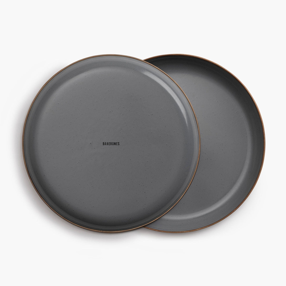 Barebones Enamelware Slate Gray Dishes | Shop Now
