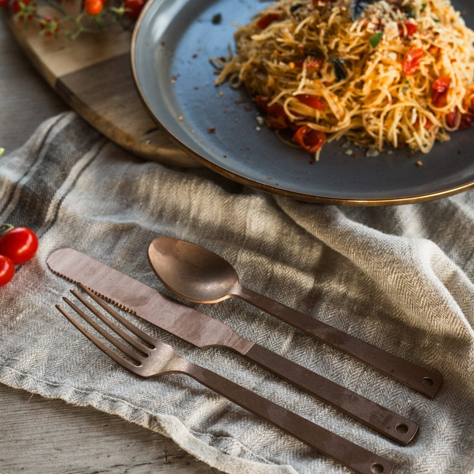 Barebones Flatware | Camp Utensils | Patio Set