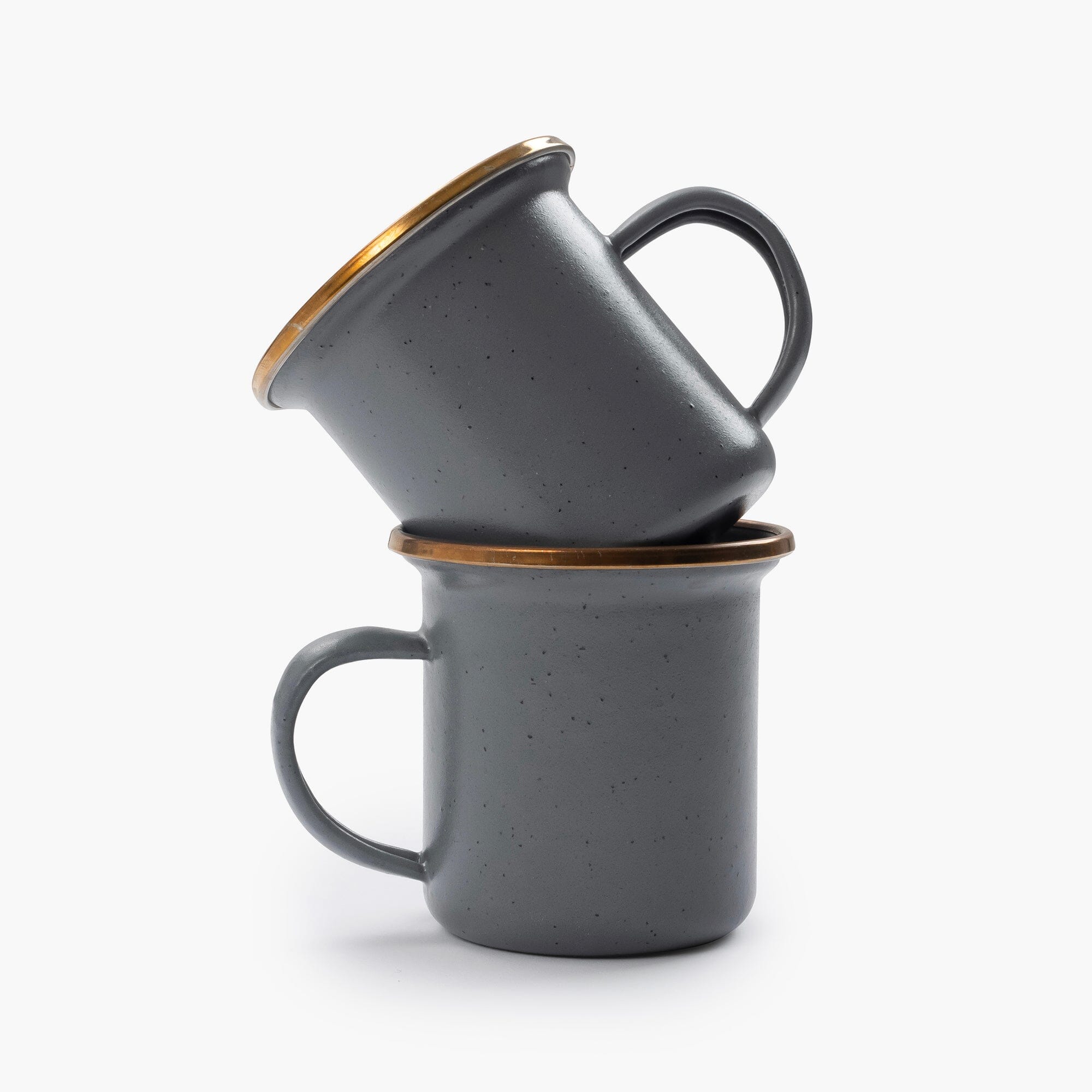 Enamel Espresso Cup Set | 5 oz Enamel Small Cup in Slate Gray – Barebones
