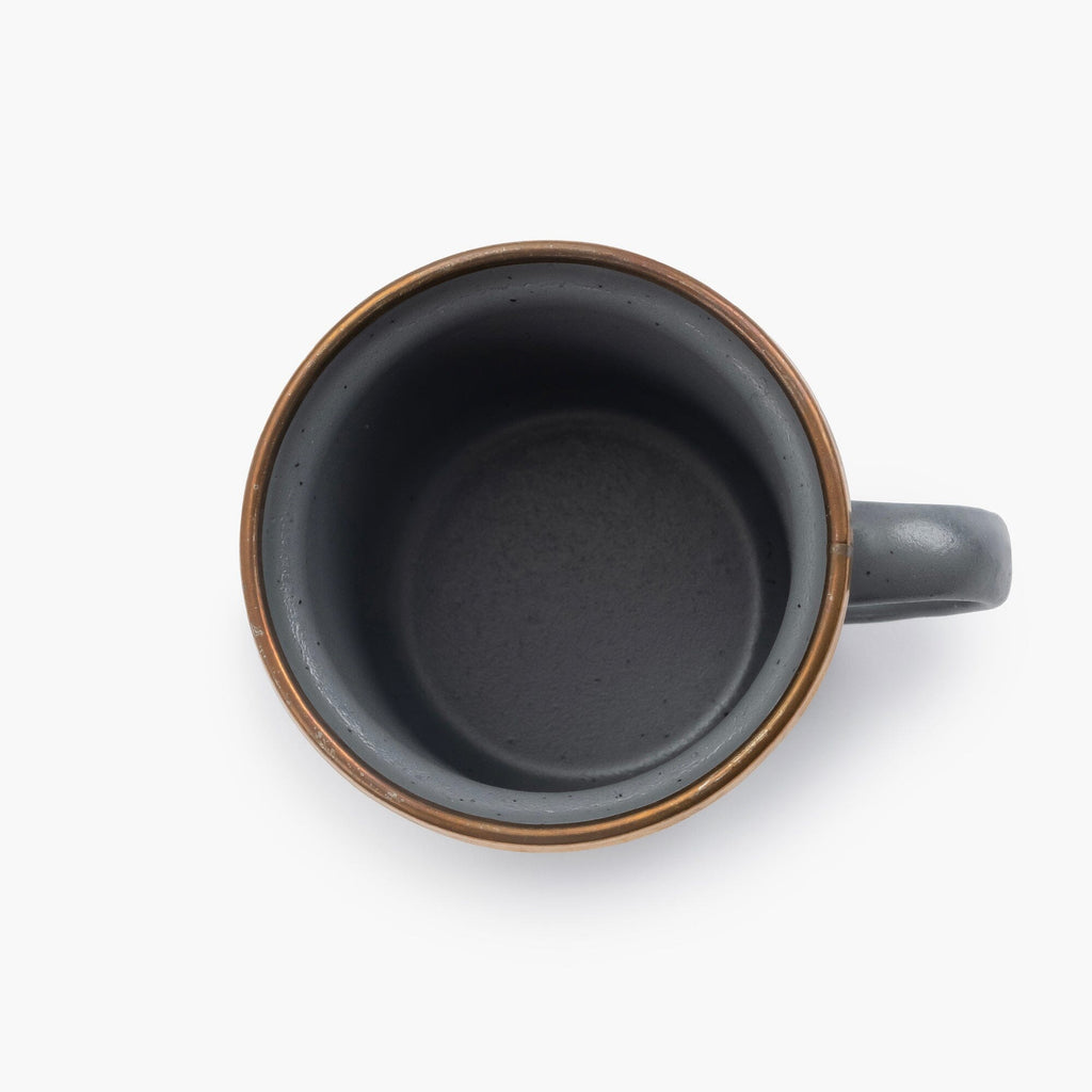Enamel Espresso Cup Set | 5 oz Enamel Small Cup in Slate Gray – Barebones