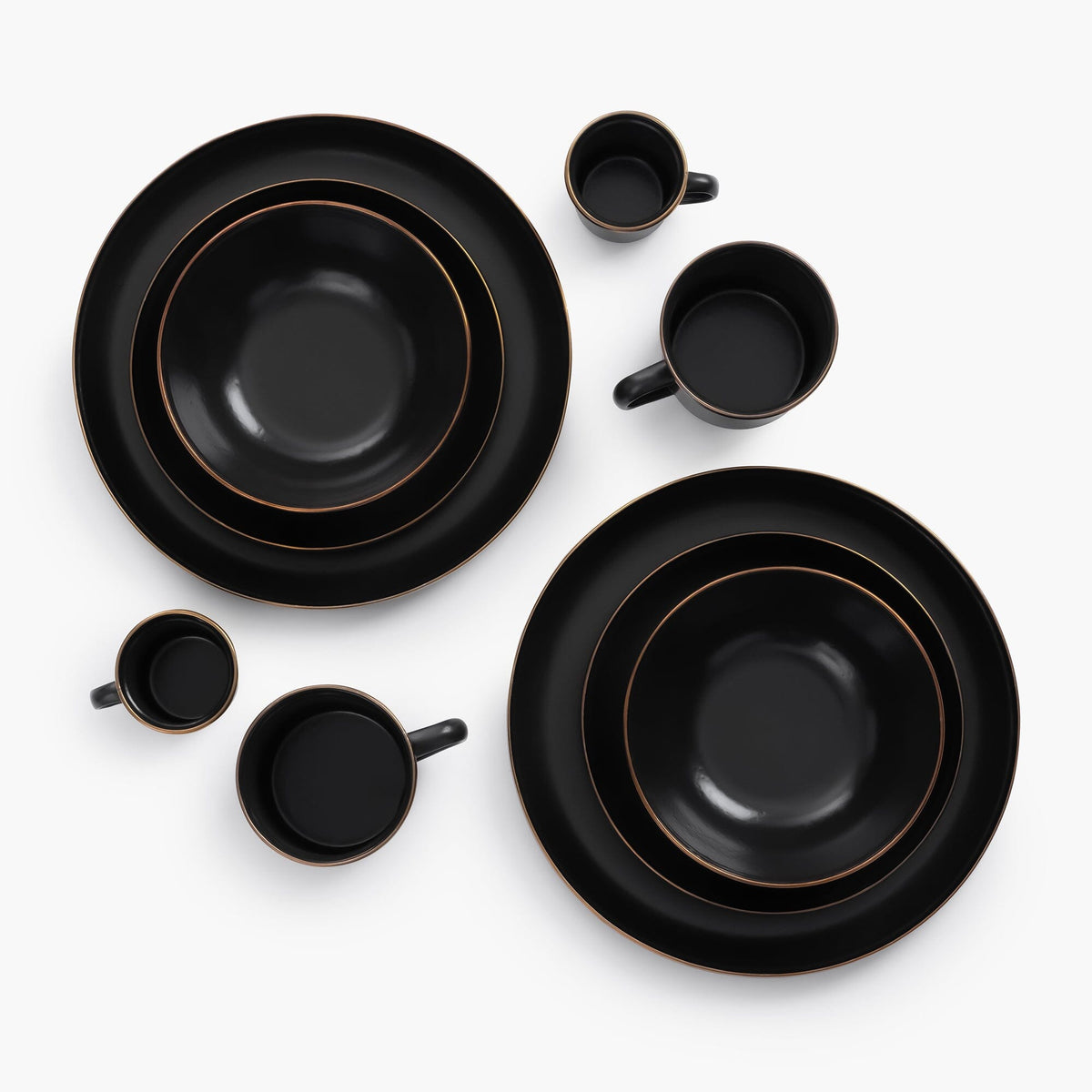 Enamelware Dining Collection - Charcoal Enamelware Dishes – Barebones