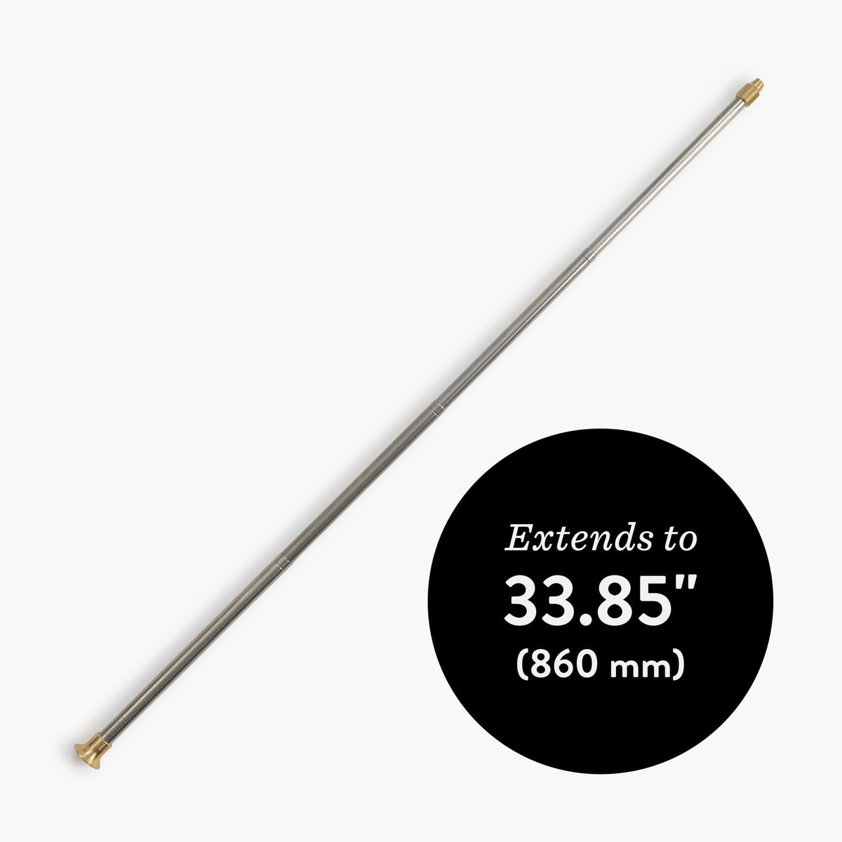 Barebones Telescoping Fire Blower | Brass Fire Blower