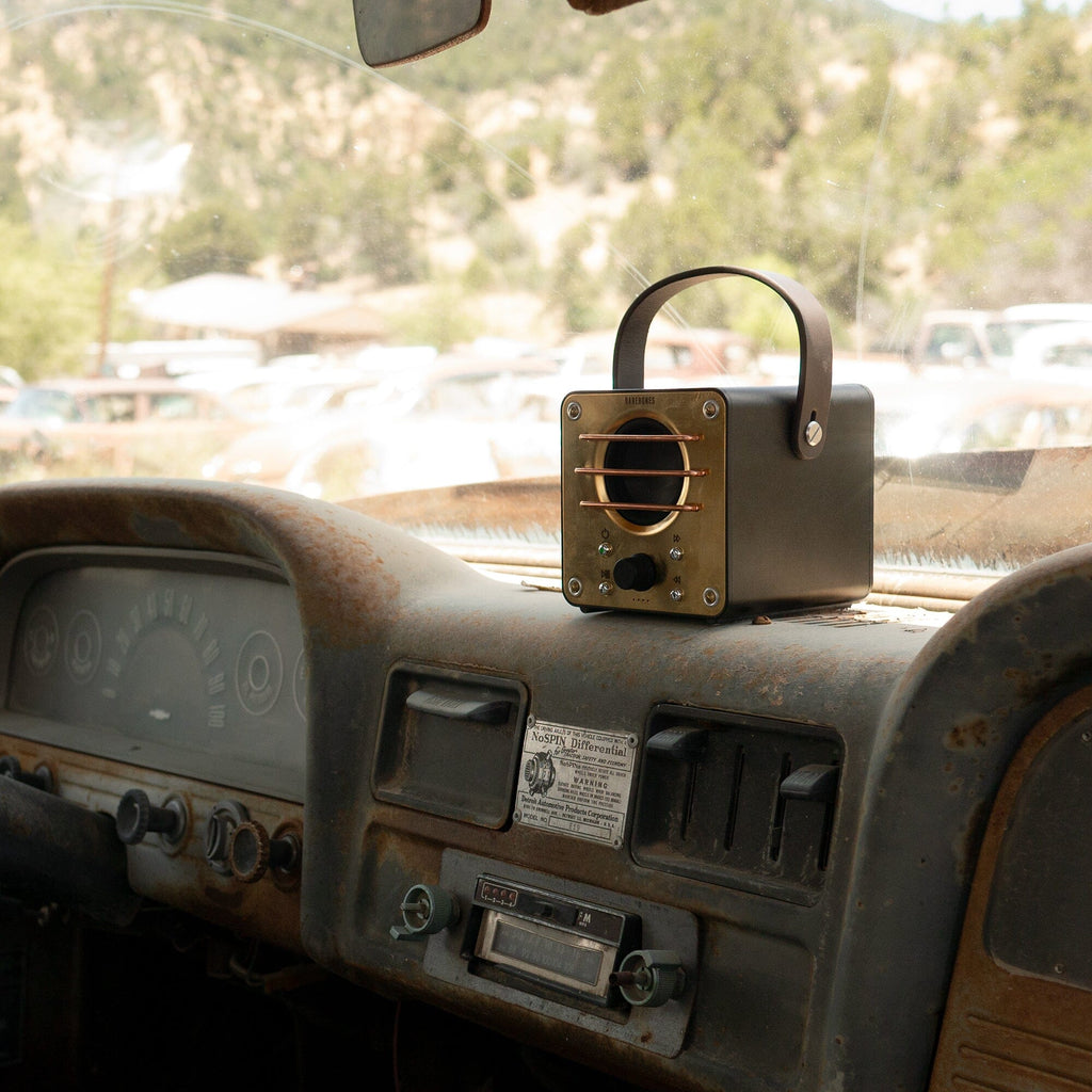 Barebones Block Tower Speaker | Vintage-Inspired Wireless Speaker