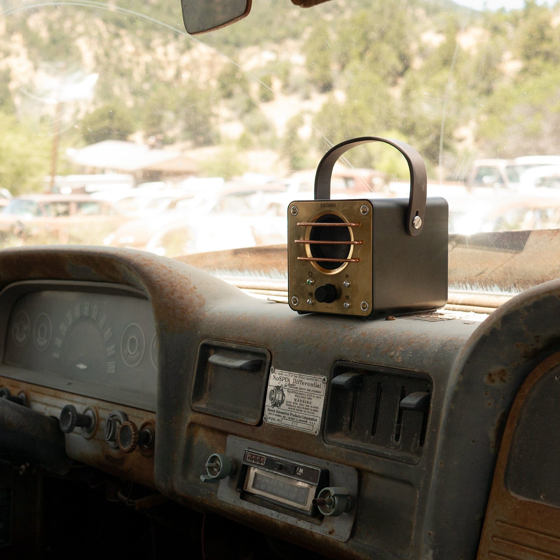 Barebones Block Tower Speaker | Vintage-Inspired Wireless Speaker