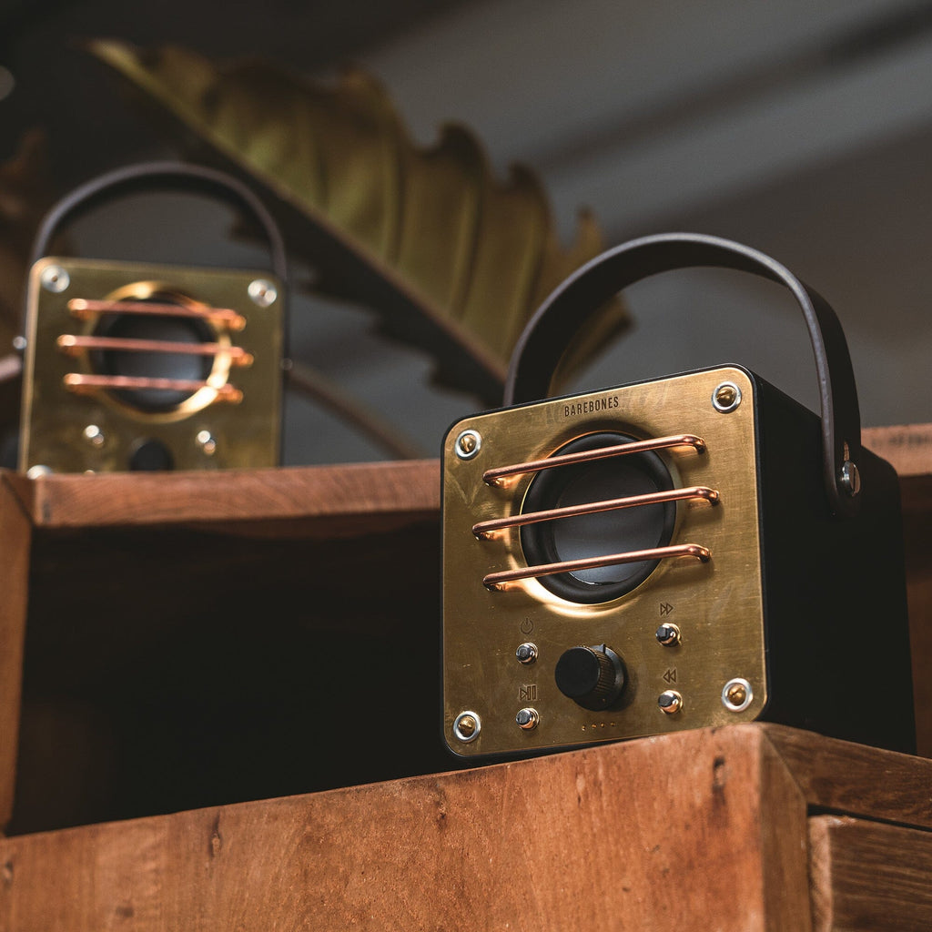 Barebones Block Tower Speaker | Vintage-Inspired Wireless Speaker