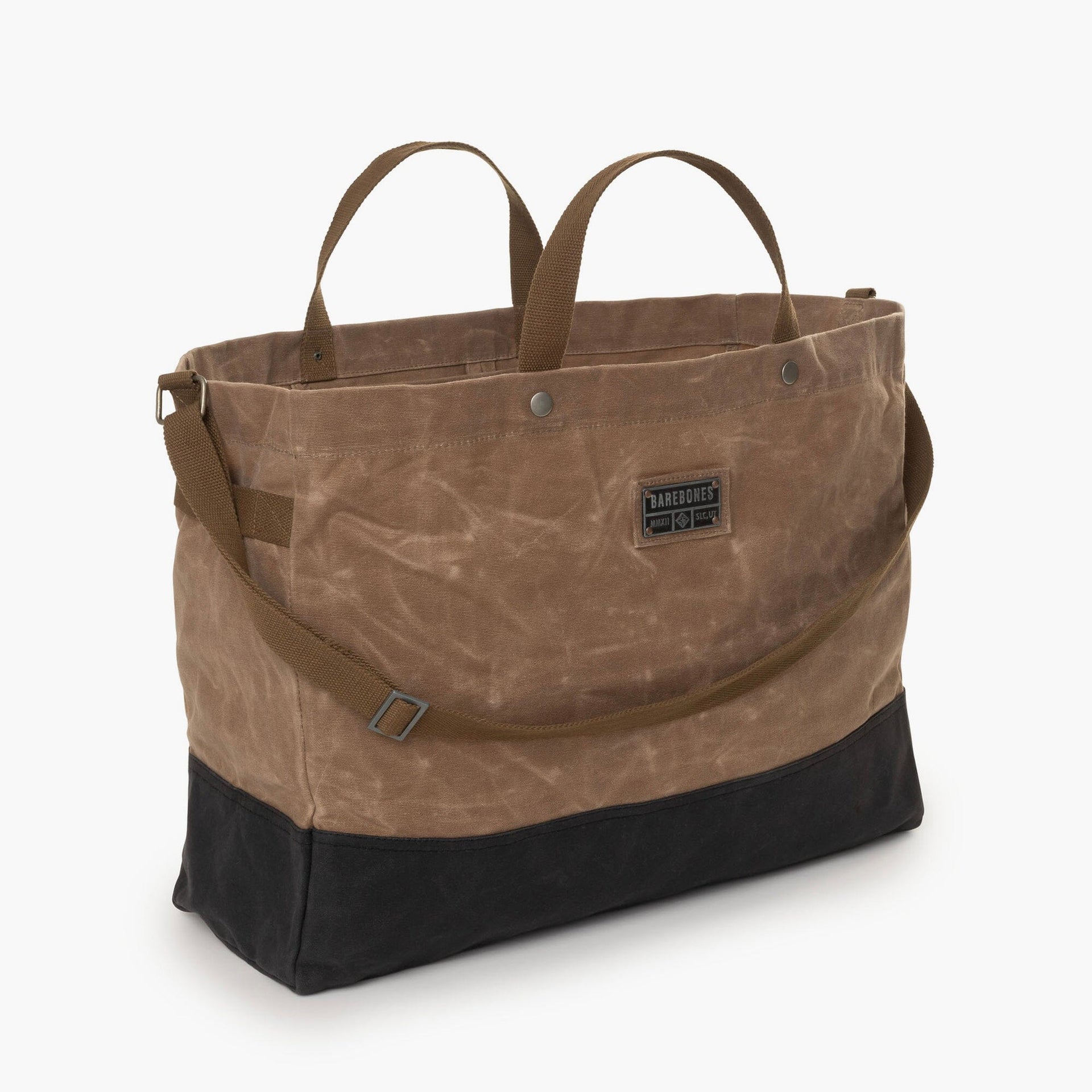 Barebones Waxed Canvas Tote Bags | Oversized Tote