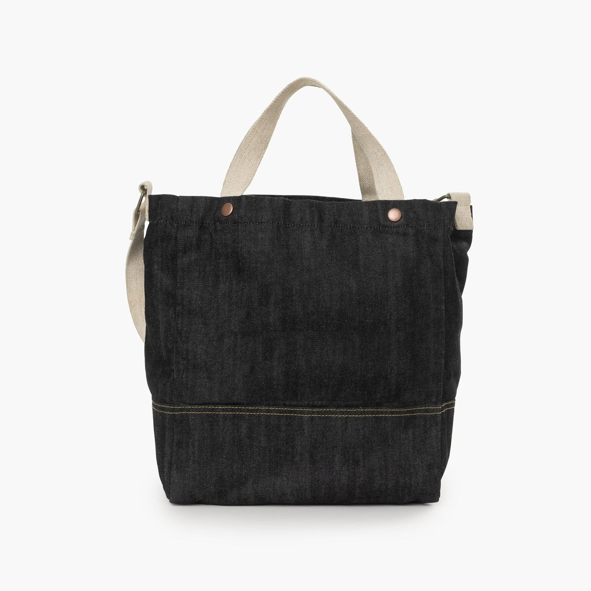 Barebones Waxed Denim Tote Bags | Oversized Tote