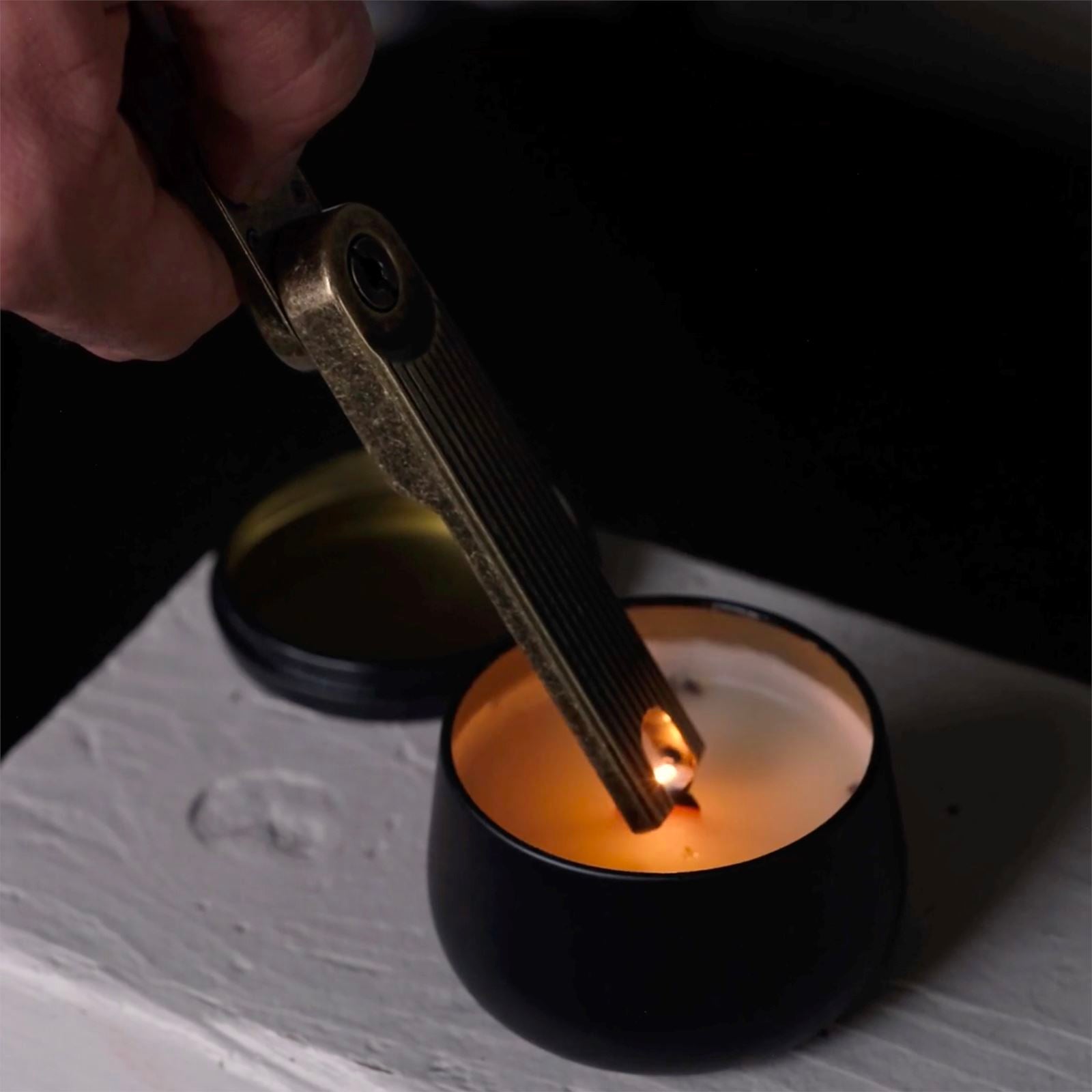 Electric Plasma Lighter, Brass Reusable Lighter – Barebones