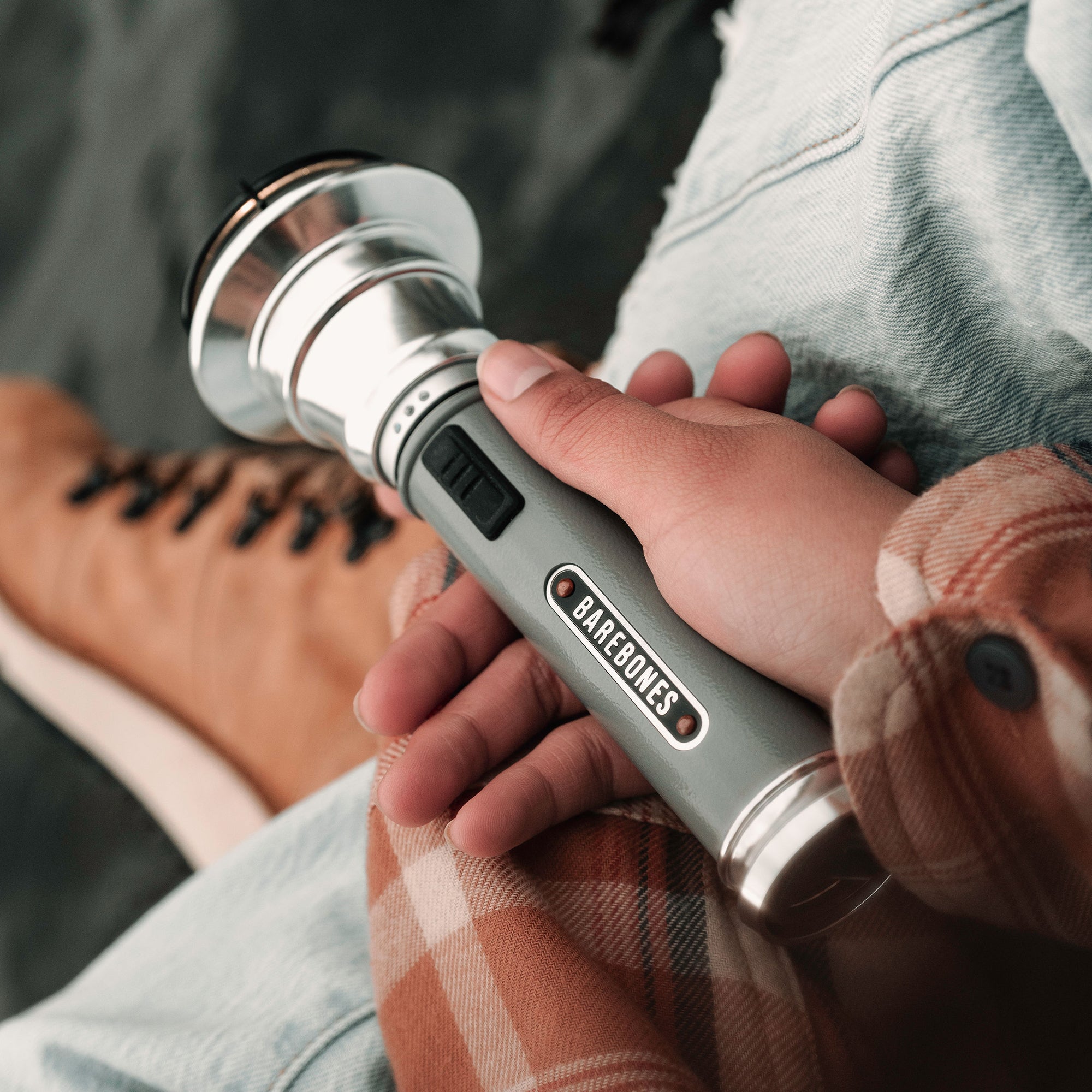 Barebones Vintage Flashlight | USB-Rechargeable Torch
