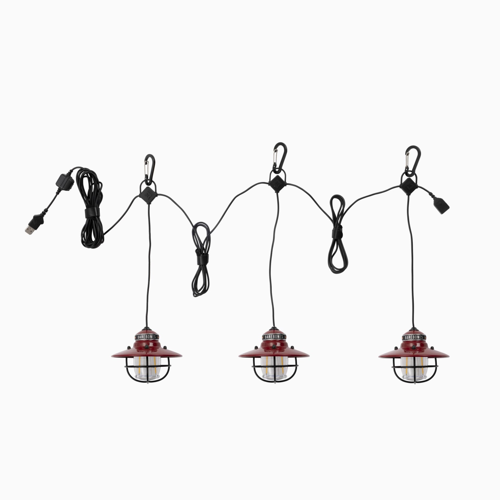 Barebones Edison Pendant String Lights | Outdoor Lighting Set