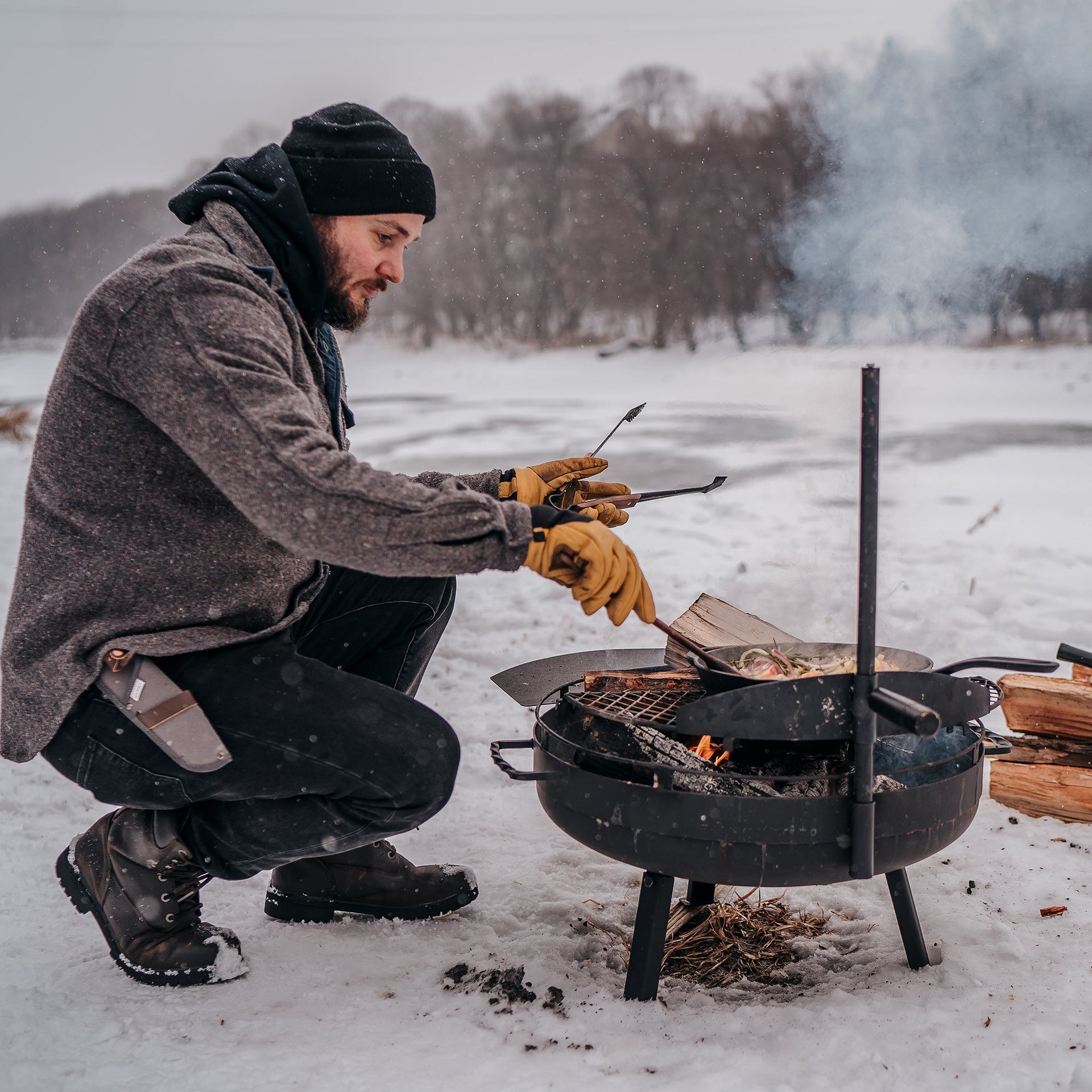 Barebones 23" Cowboy Fire Bit Grill