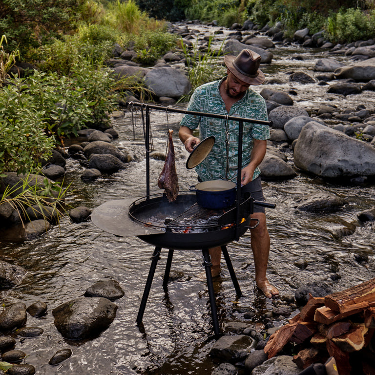 Barebones 30" Cowboy Fire Pit Grill