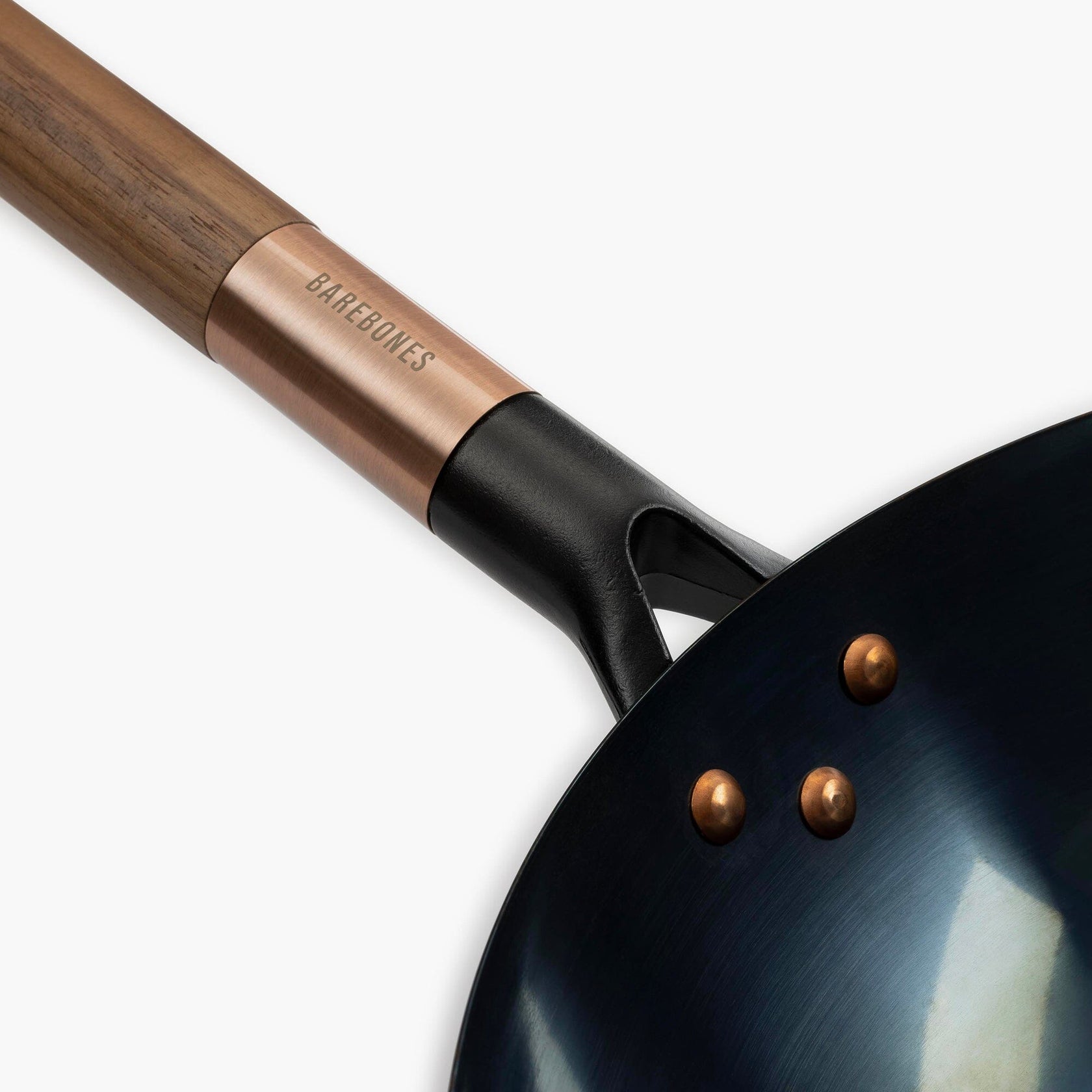 Long Handle Wok - 12" Rolled Steel | Barebones Living