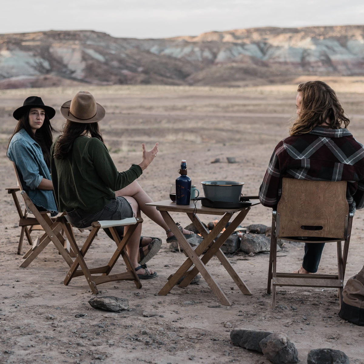 Barebones Ridgetop Wood Folding Table