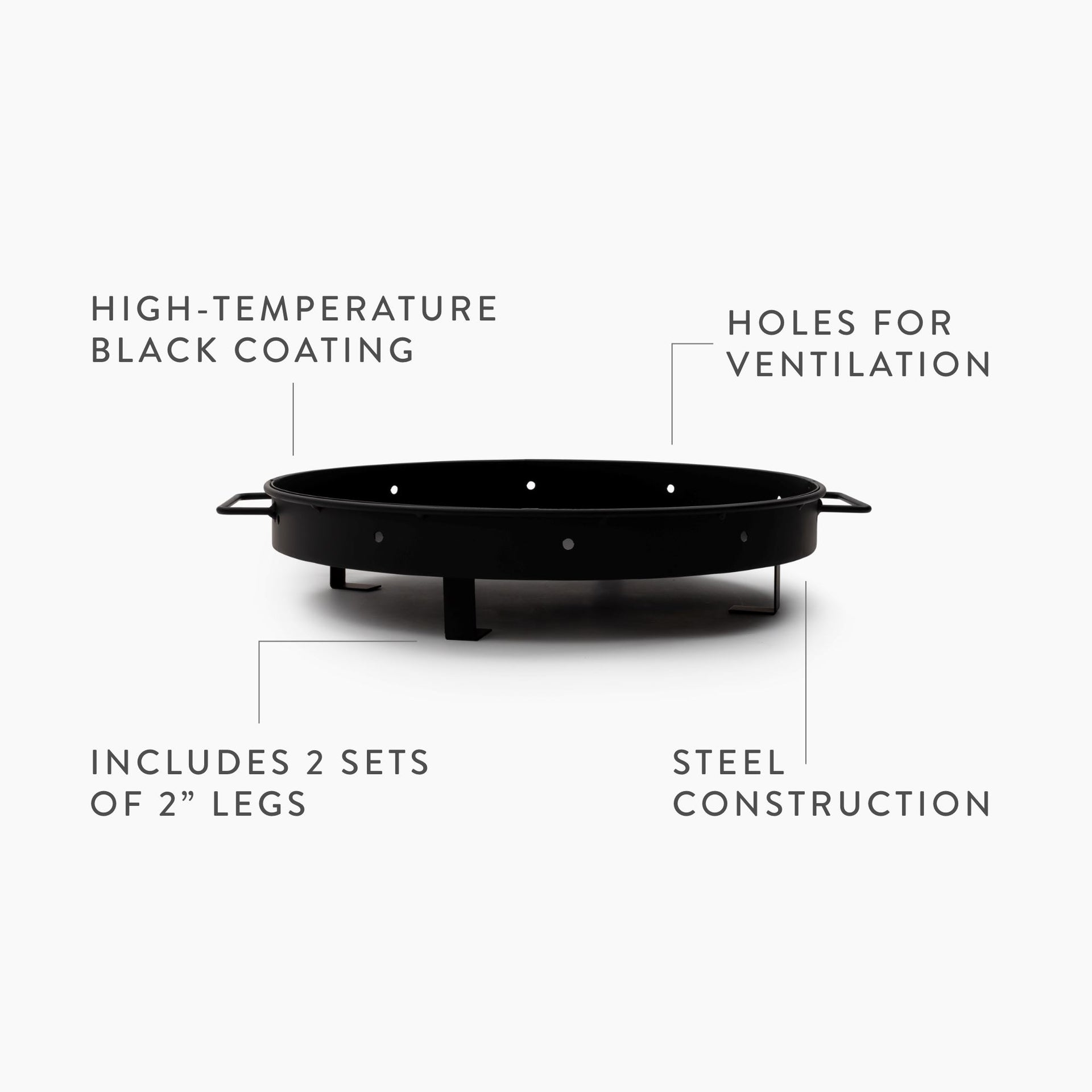 Barebones Cowboy Grill Charcoal Tray | Fire Pit Accessory