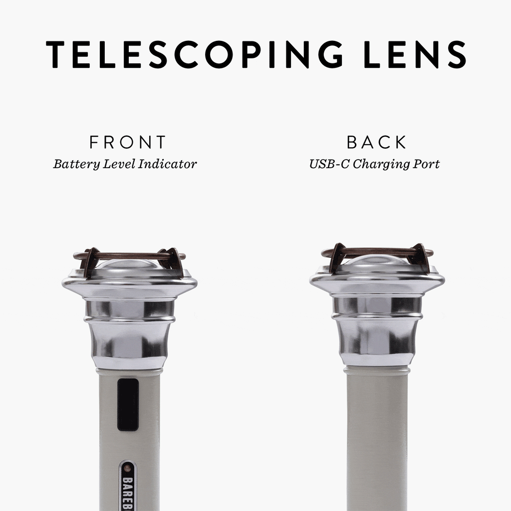 Barebones Vintage Flashlight | USB-Rechargeable Torch
