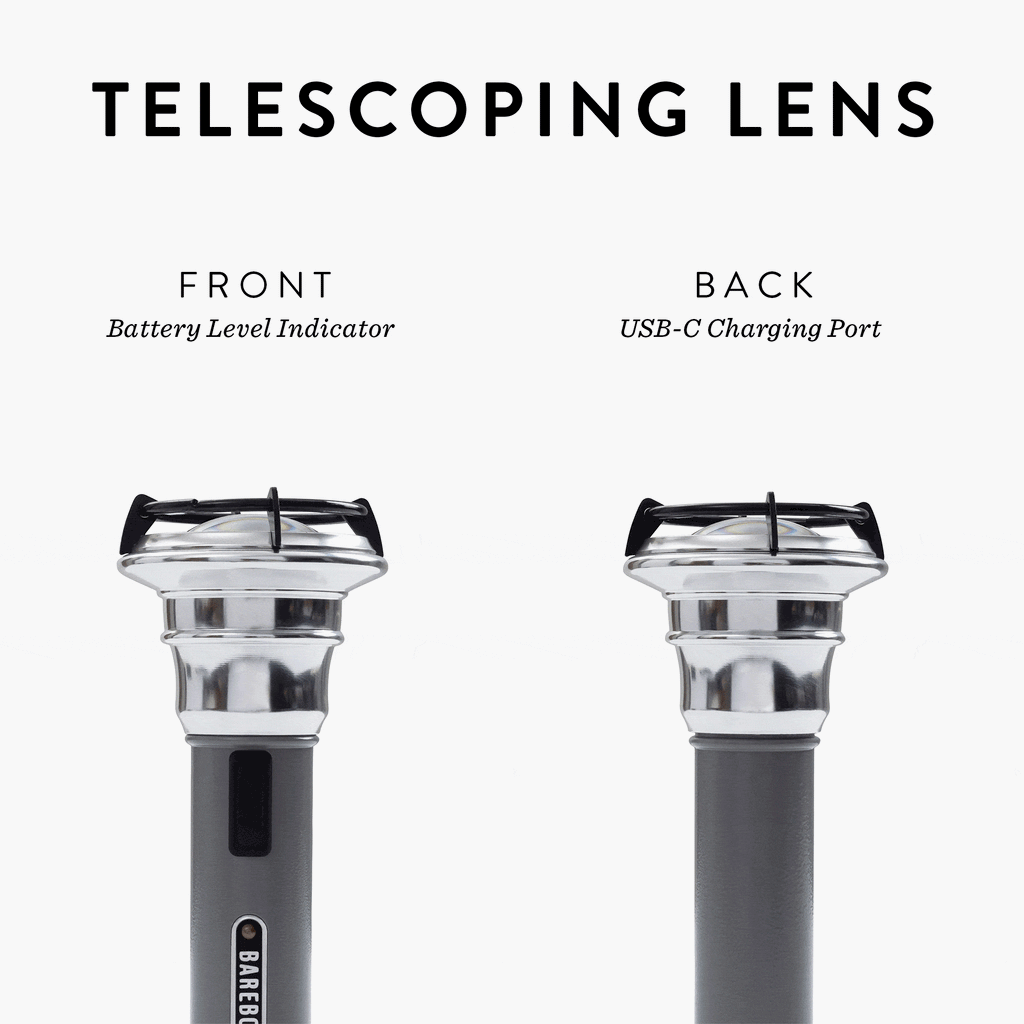 Barebones Vintage Flashlight | USB-Rechargeable Torch