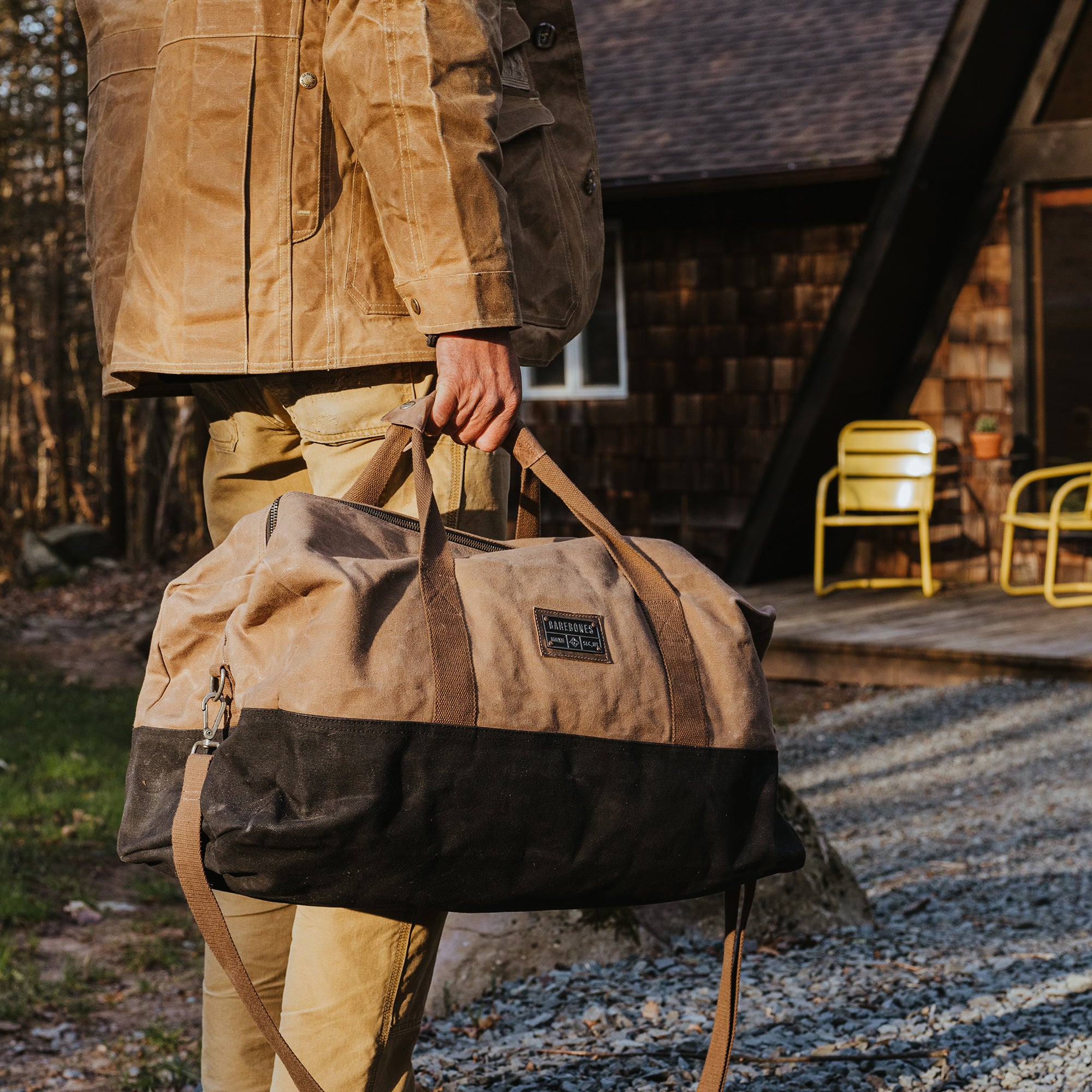Waxed Canvas Duffel Bag | Neelum Duffel Bag – Barebones