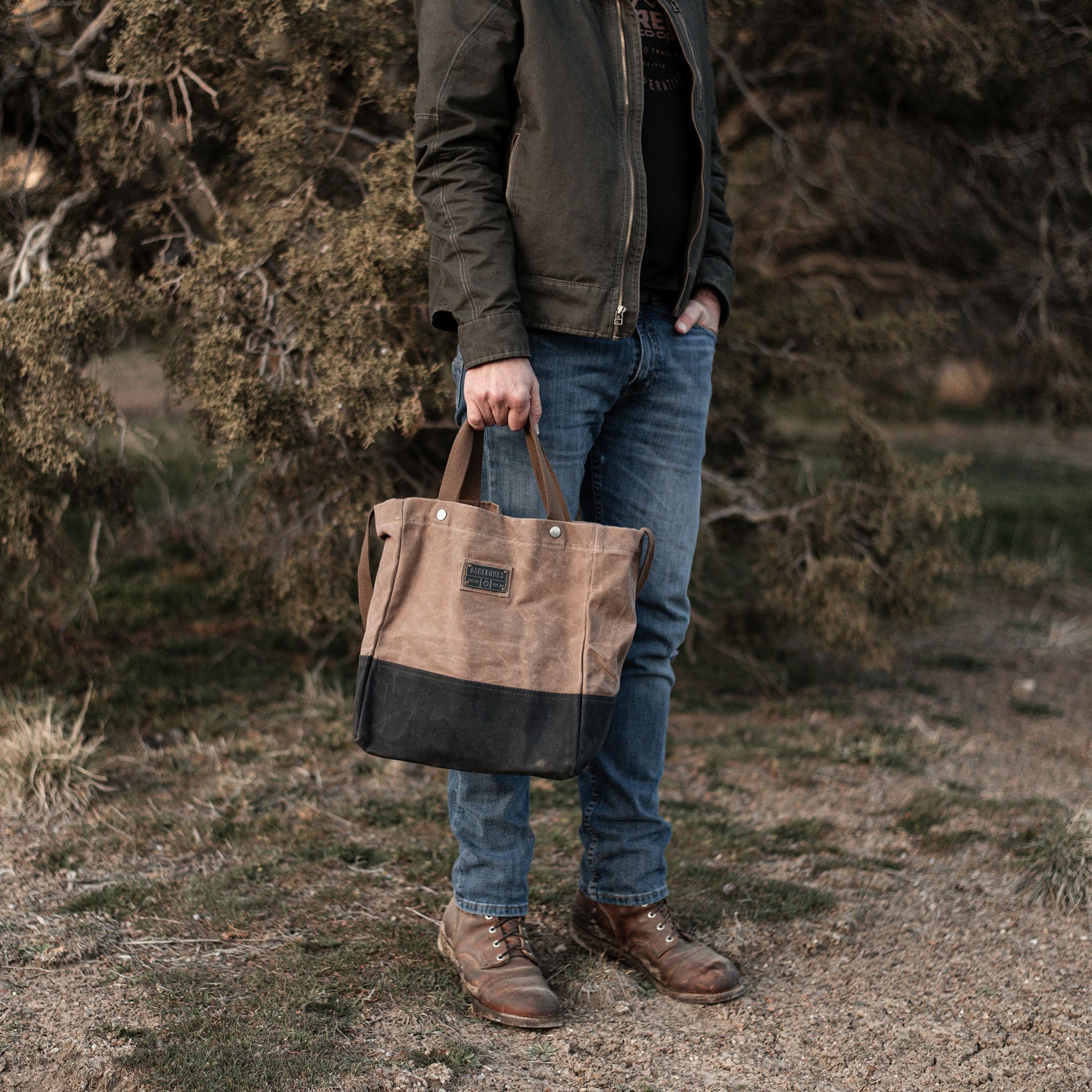 Waxed Canvas Tote Bags – Barebones
