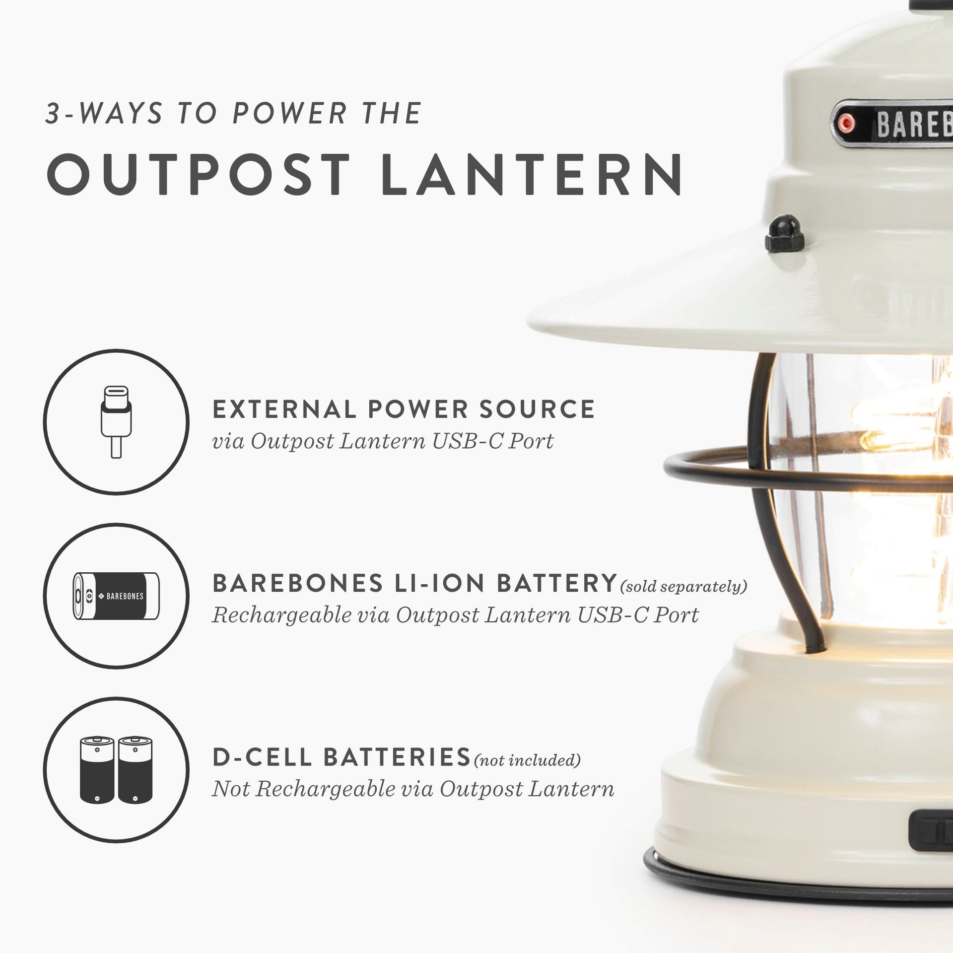 Barebones Outpost Lantern | Rugged Camp Lantern