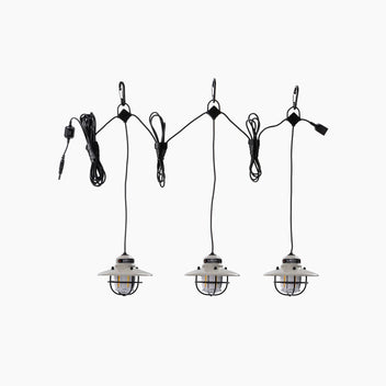 Barebones Edison Pendant String Lights | Outdoor Lighting Set