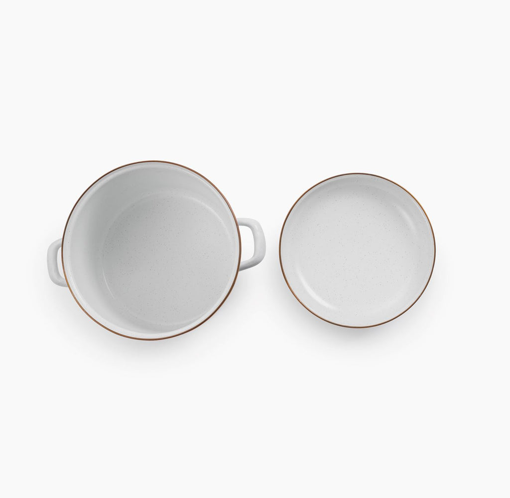 Enamel Stock Pot | Barebones Enamelware