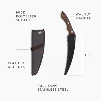 Barebones Timber Hand Saw w/ 900D Polyester Sheath