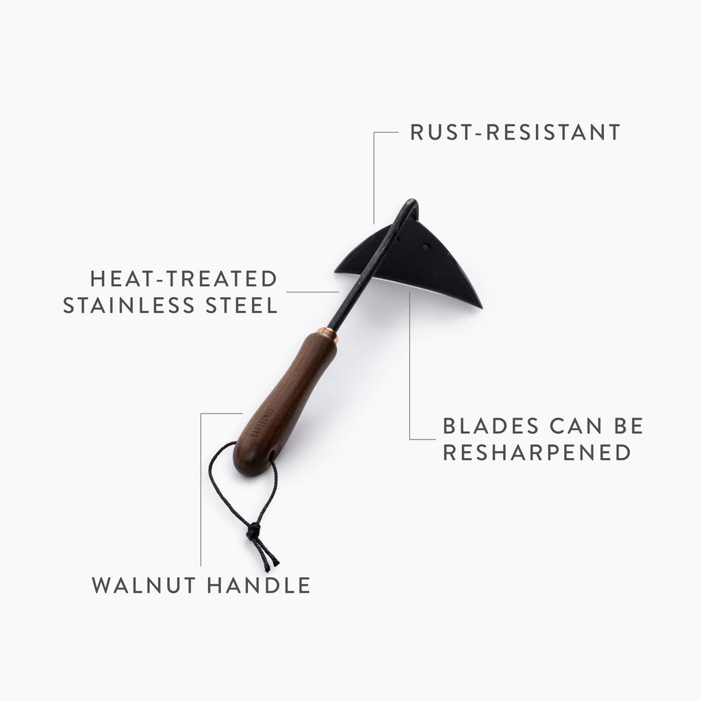 Barebones Triangle Hoe - Plant, Weed, Cultivate